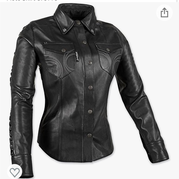 Blackheart | Jackets & Coats | Black Heart Motorcycle Leather Jacket ...